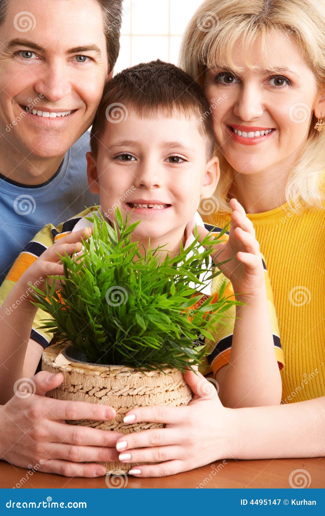 Happy family stock image. Image of happiness, youth, infant - 4495147