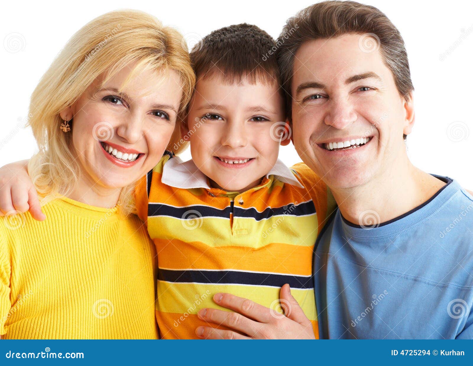 Happy family stock photo. Image of portrait, happiness - 4725294