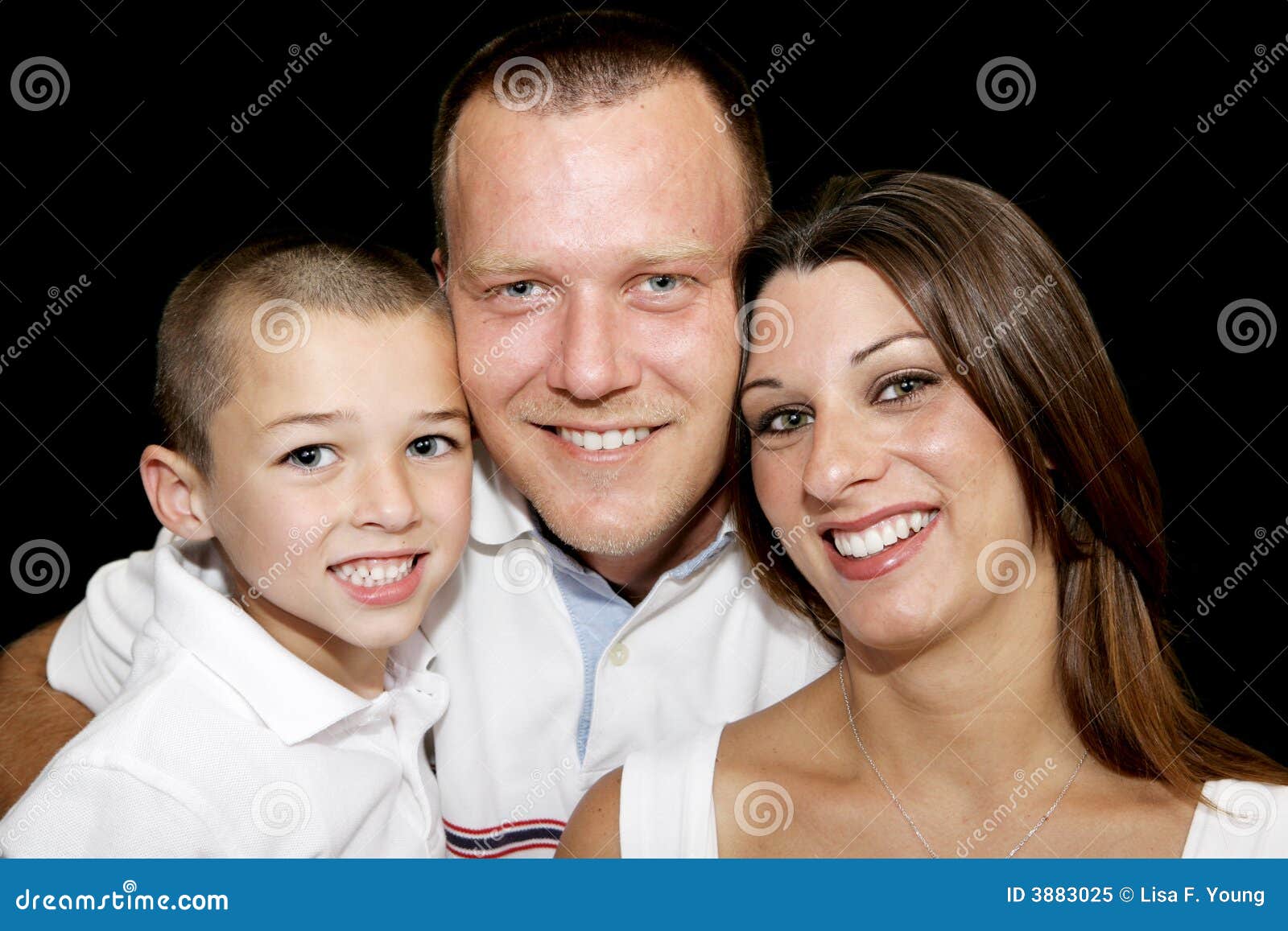 Happy Family Faces Royalty Free Stock Photo - Image: 3883025