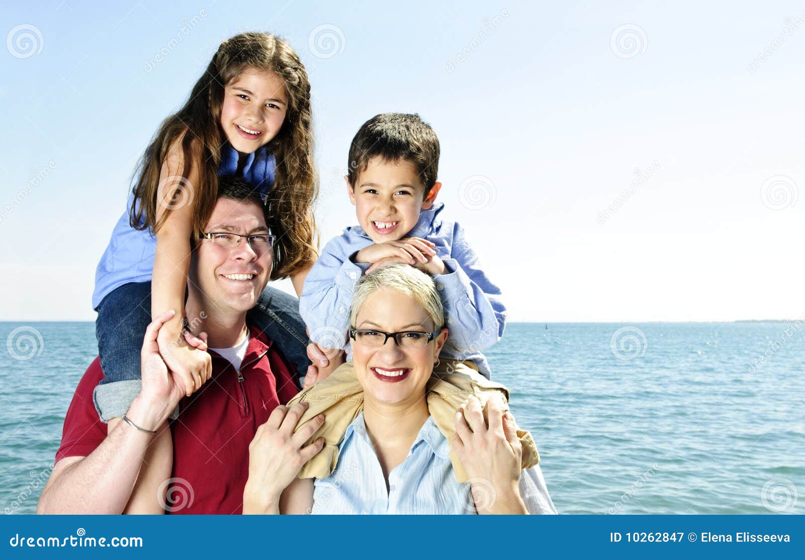 Happy family fun stock image. Image of father, girls - 10262847