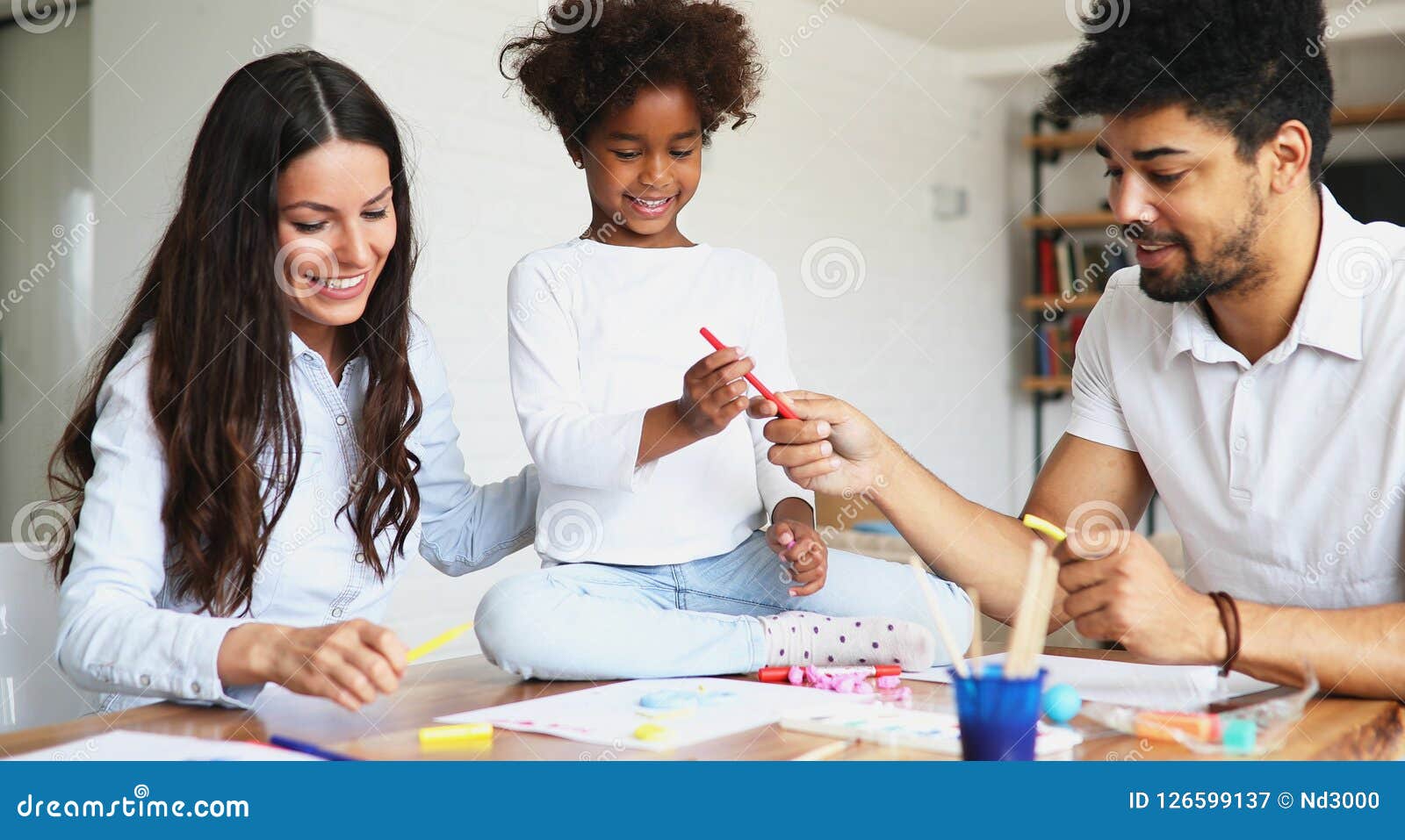 Happy Family Having Fun Times Stock Image - Image of couple, beautiful ...