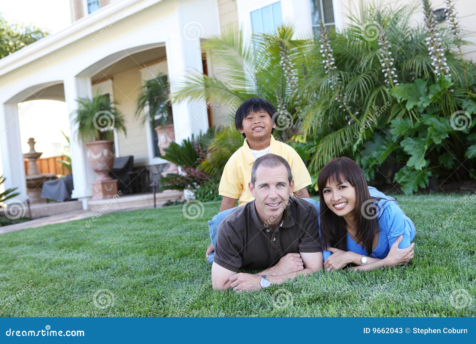Happy Family at Home stock image. Image of father, group - 9662043