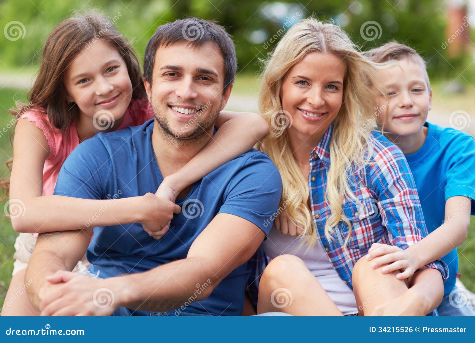 Happy family stock photo. Image of lifestyle, person - 34215526