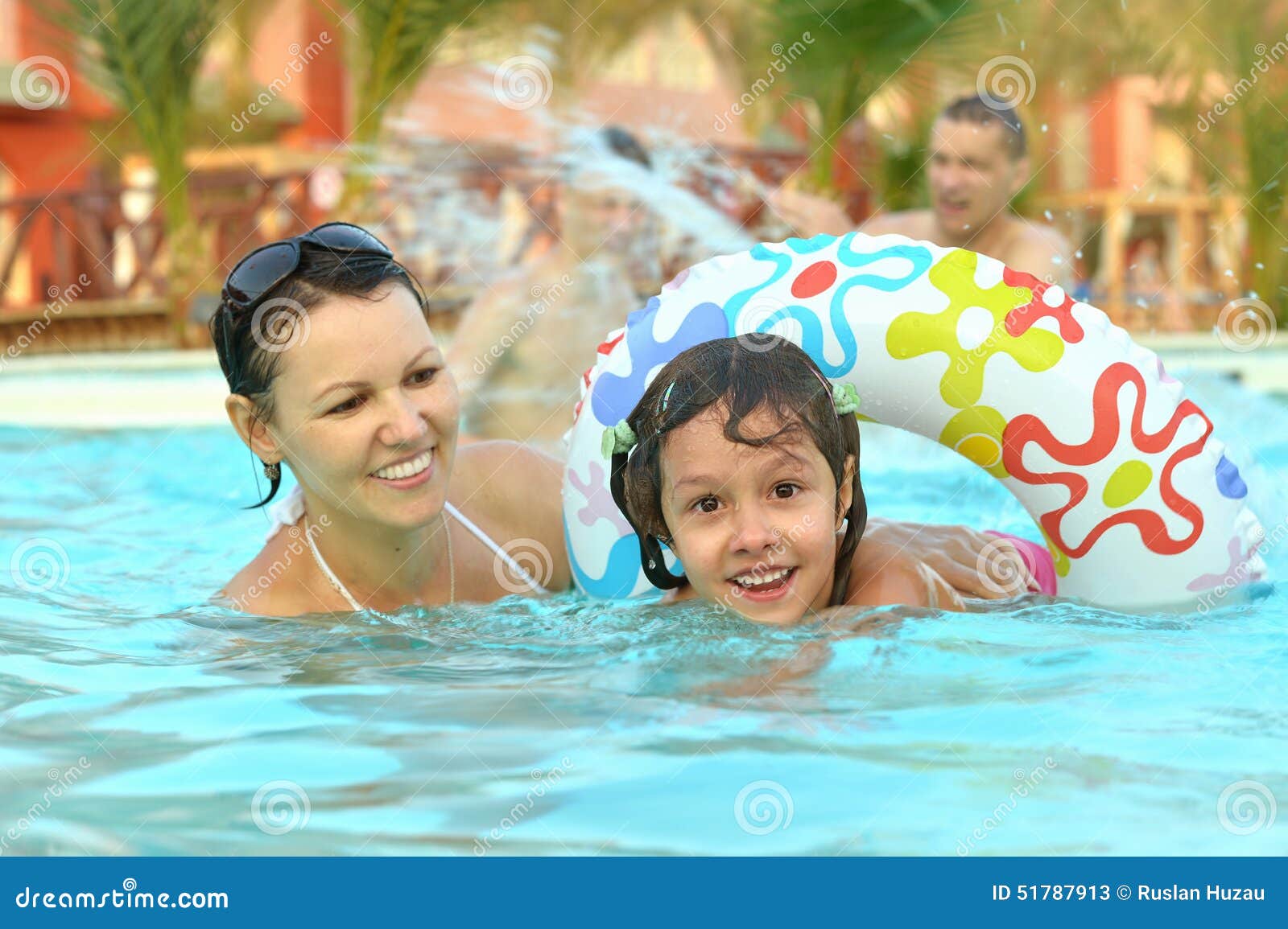 Happy family relax stock image. Image of vacation, portrait - 51787913