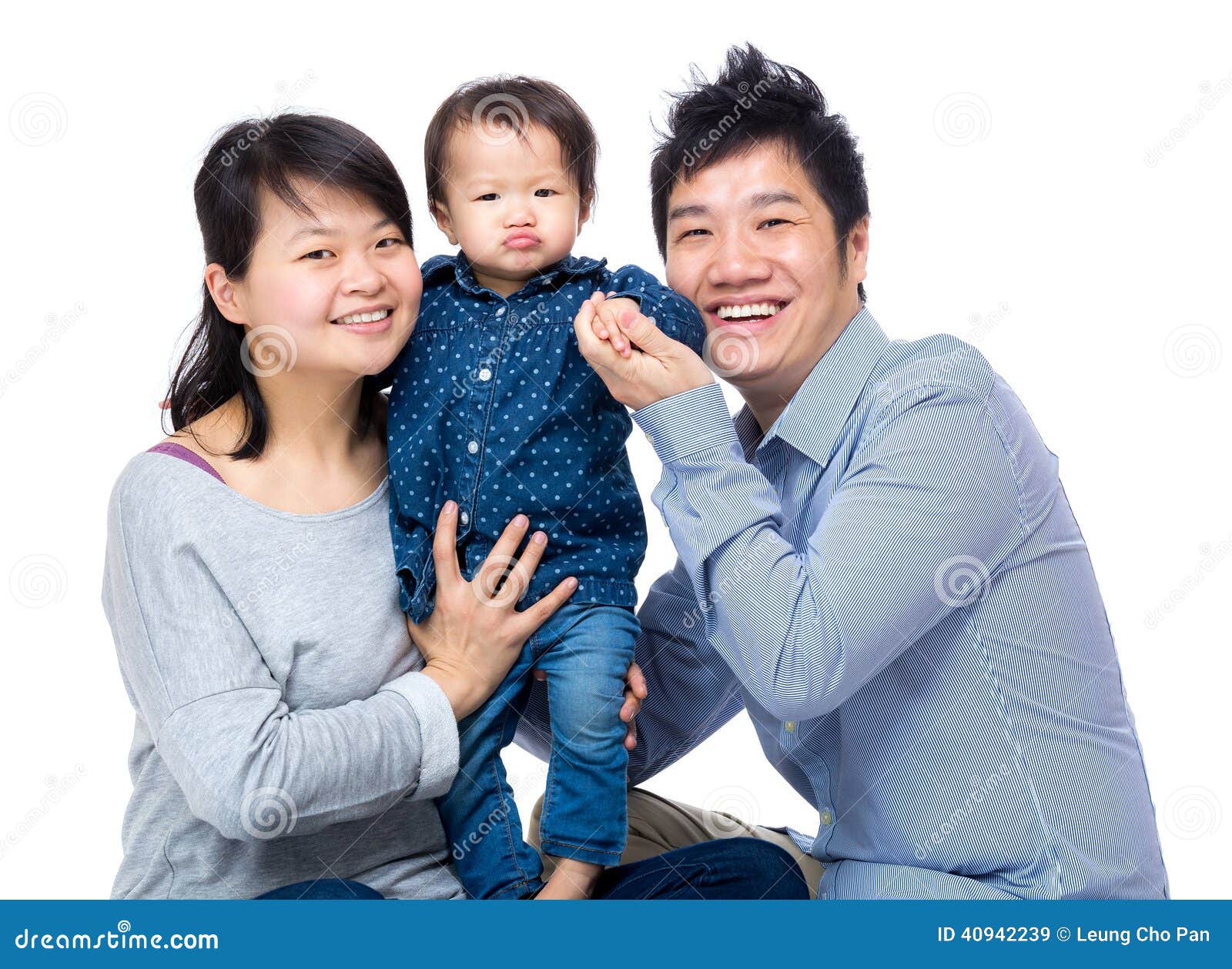 Happy family smiling stock image. Image of beautiful - 40942239