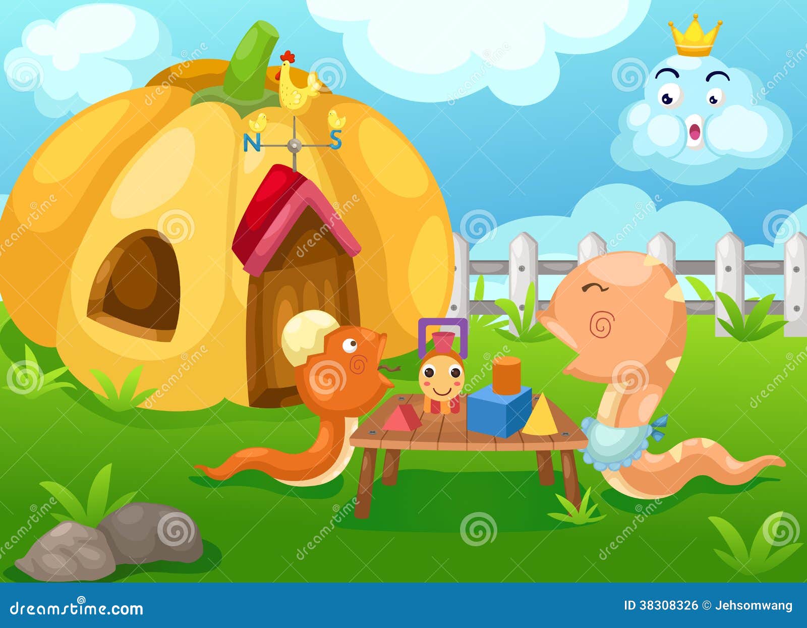 Happy family snake stock vector. Illustration of home - 38308326
