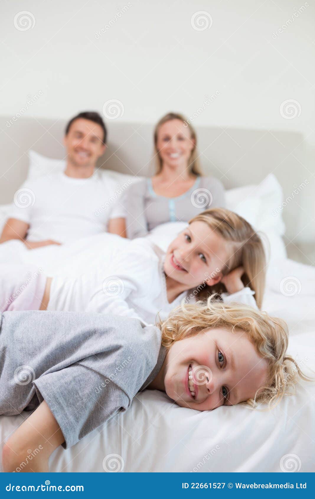 Happy family taking a rest stock image. Image of affection - 22661527