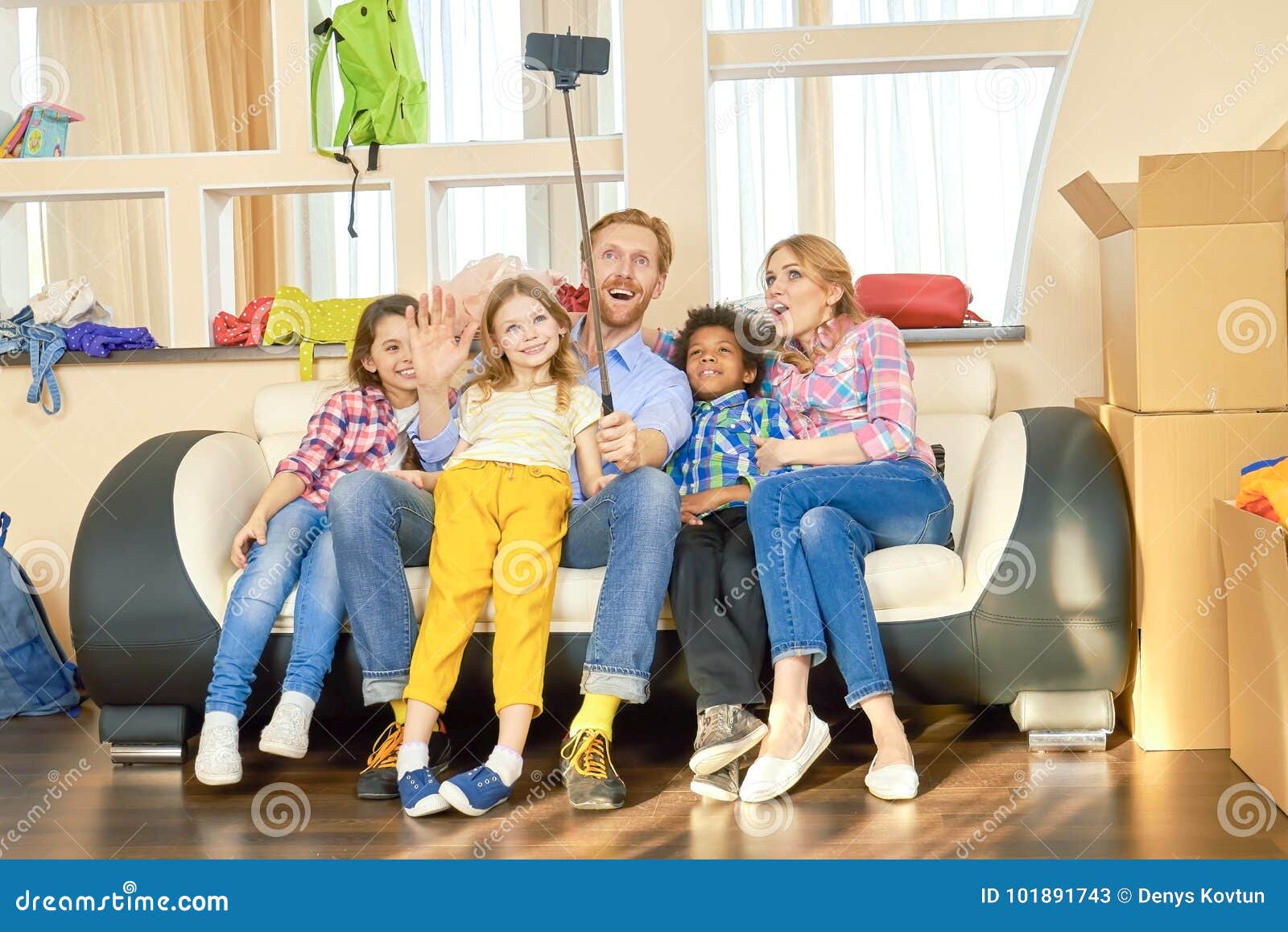 Happy Family Taking a Selfie. Stock Image - Image of afroamerican ... Happy Family Taking a Selfie. Stock Image - Image of afroamerican ...