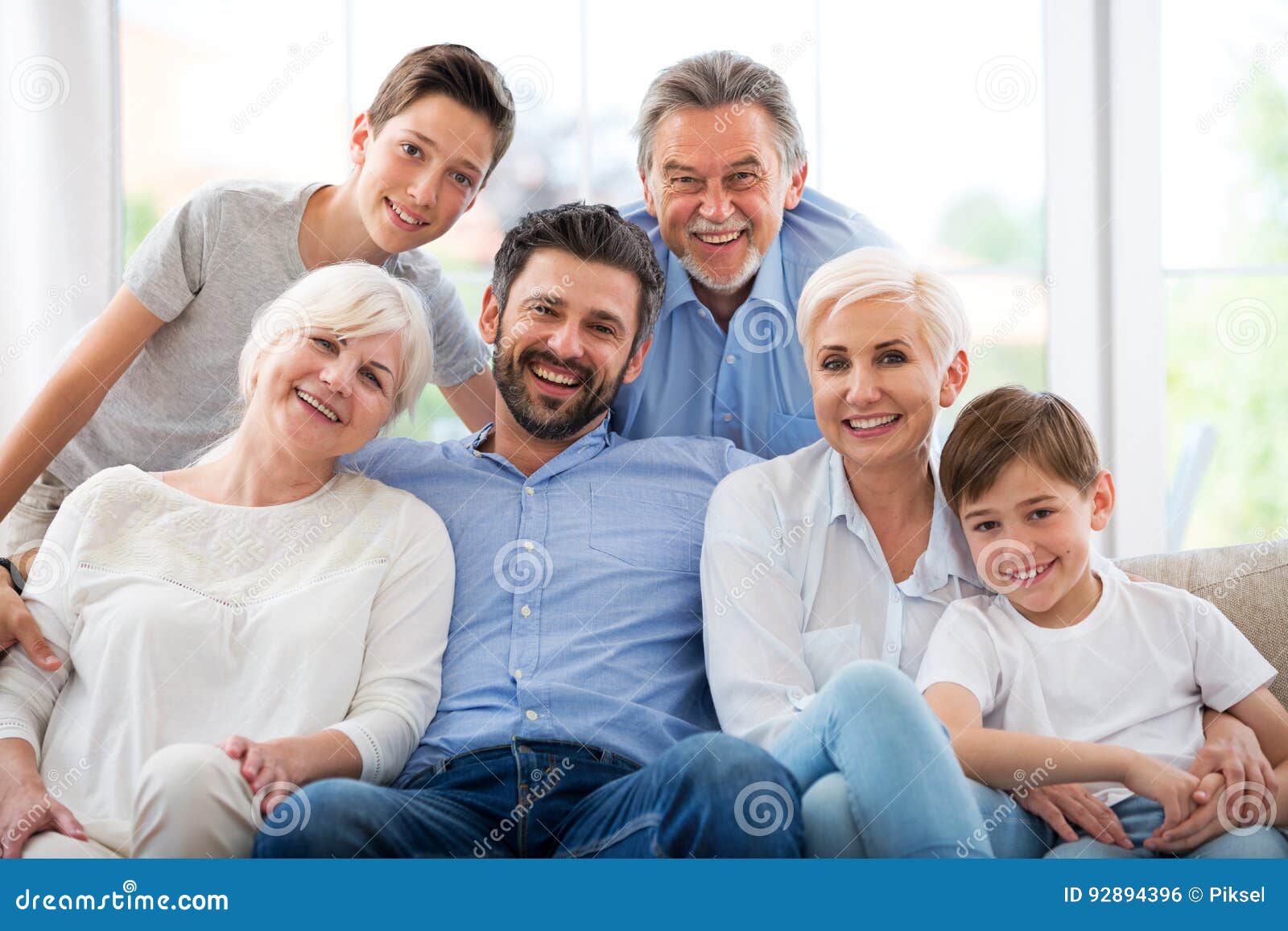 Happy family stock photo. Image of affection, carefree - 92894396