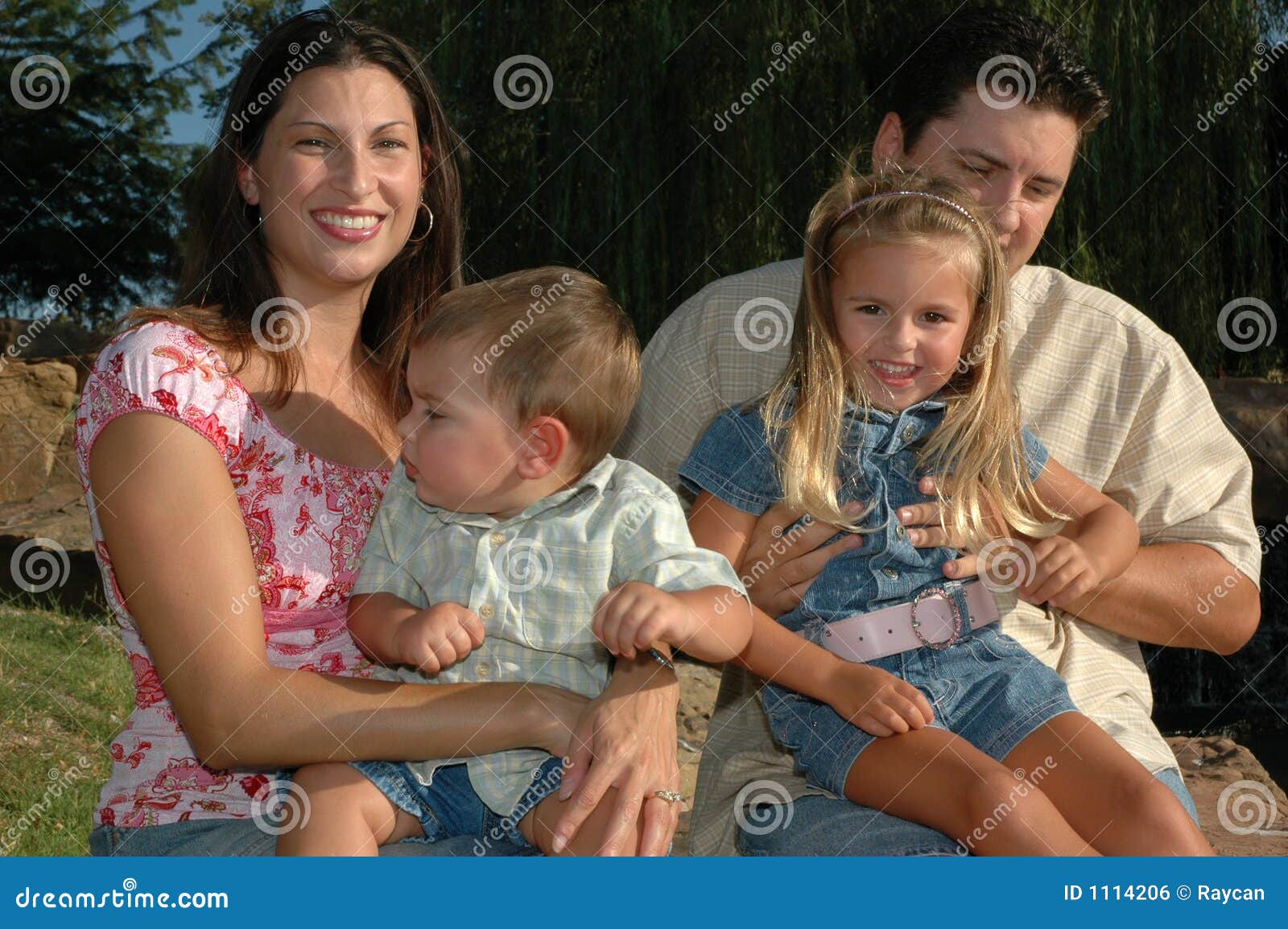Happy Family Together stock photo. Image of daughter, baby - 1114206