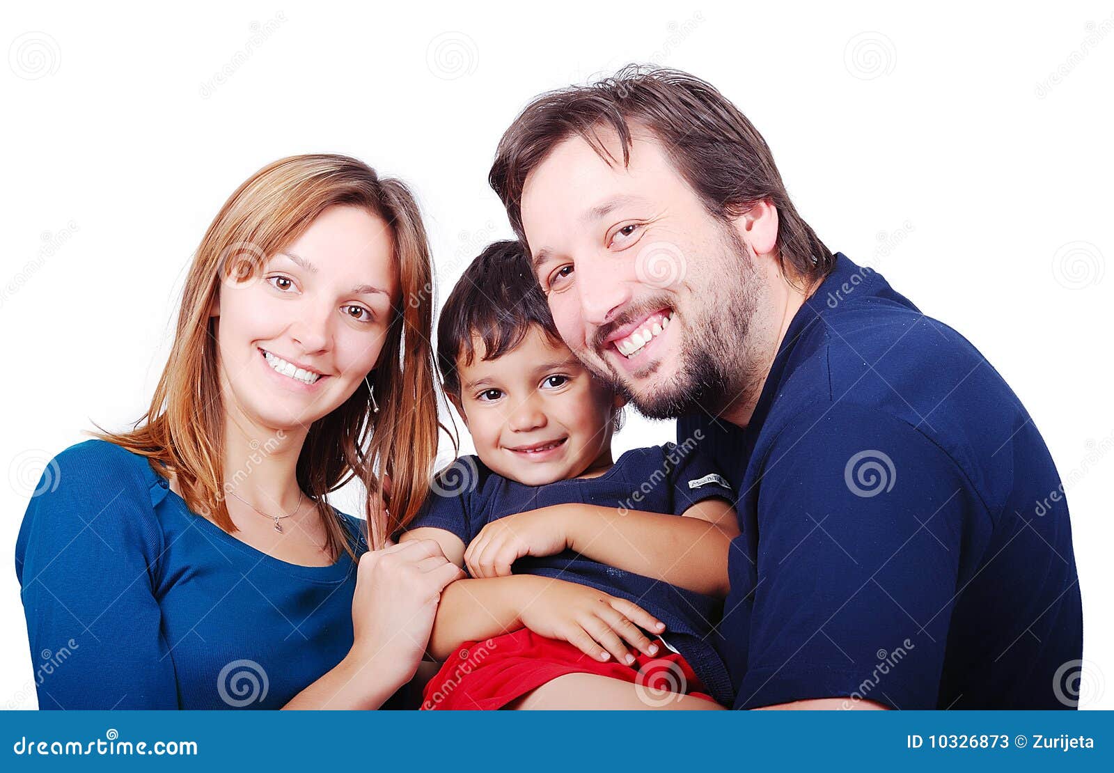 Happy Family with Tree Members Stock Image - Image of lifestyle ...
