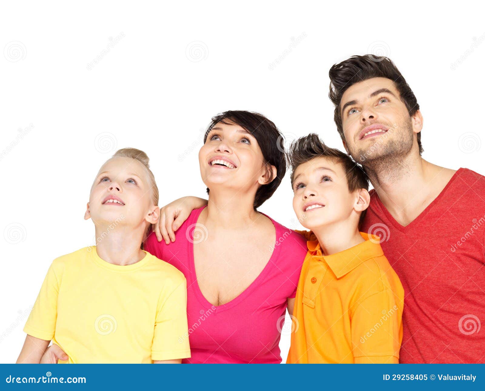 1,030 Happy Family Two Children Looking Up Stock Photos - Free ...
