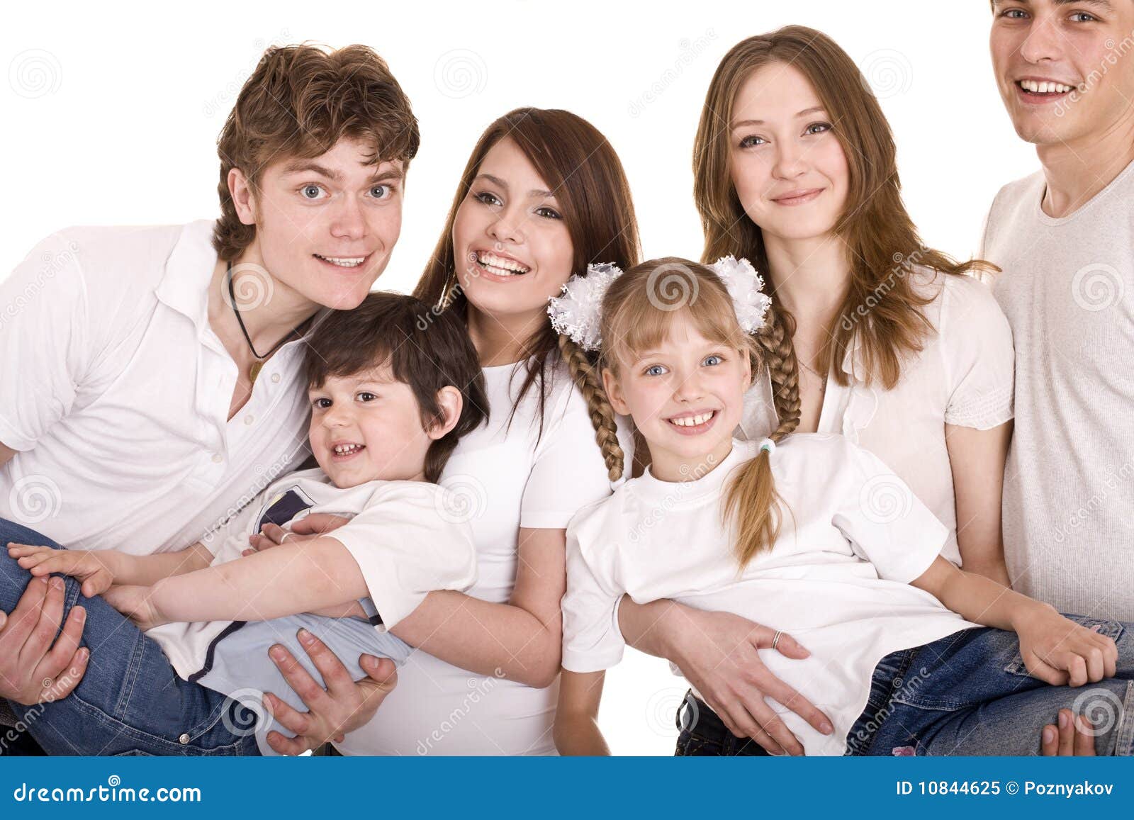 Happy Family Upbringing Children. Stock Image - Image of child, life ...