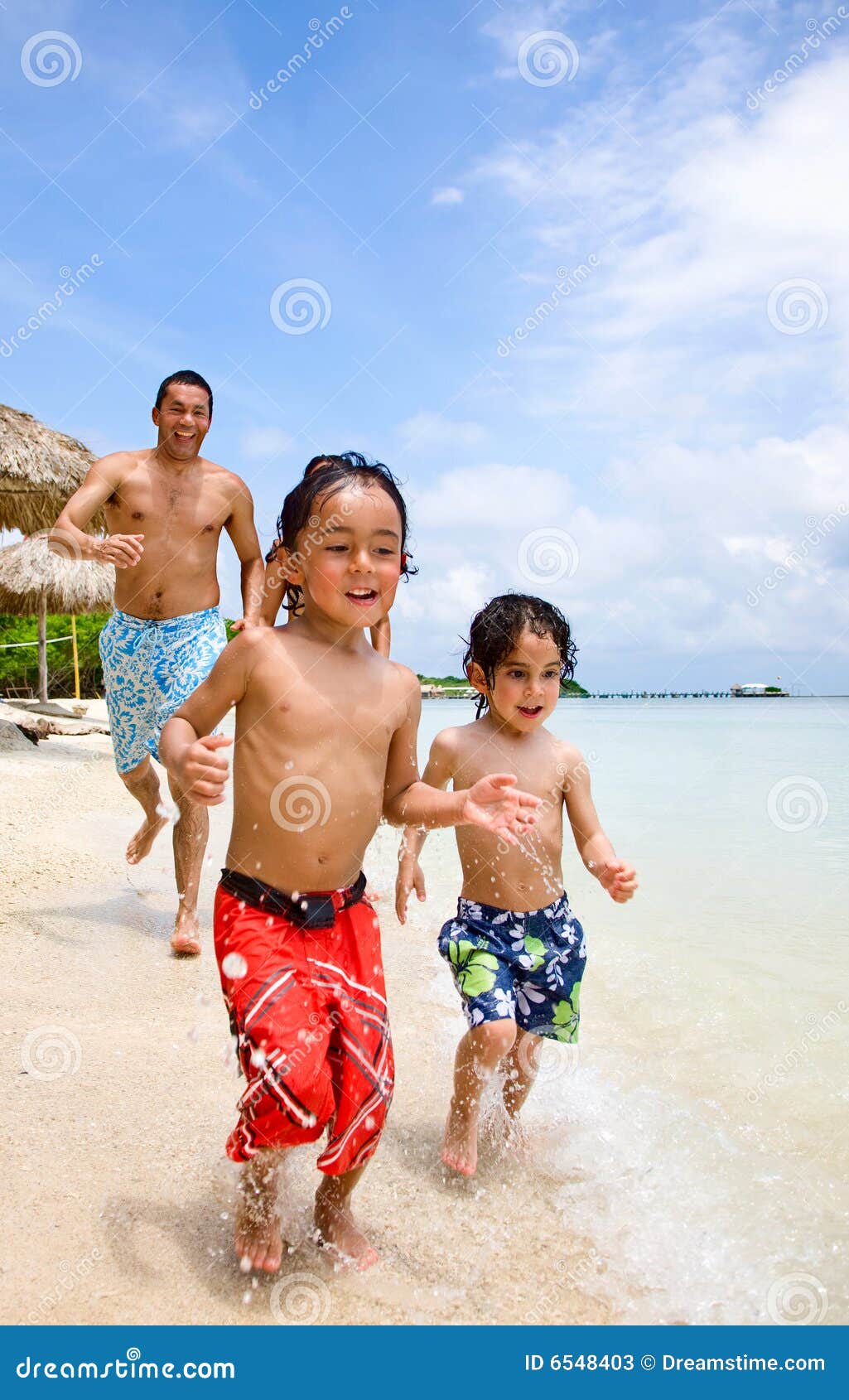 Happy family on vacation