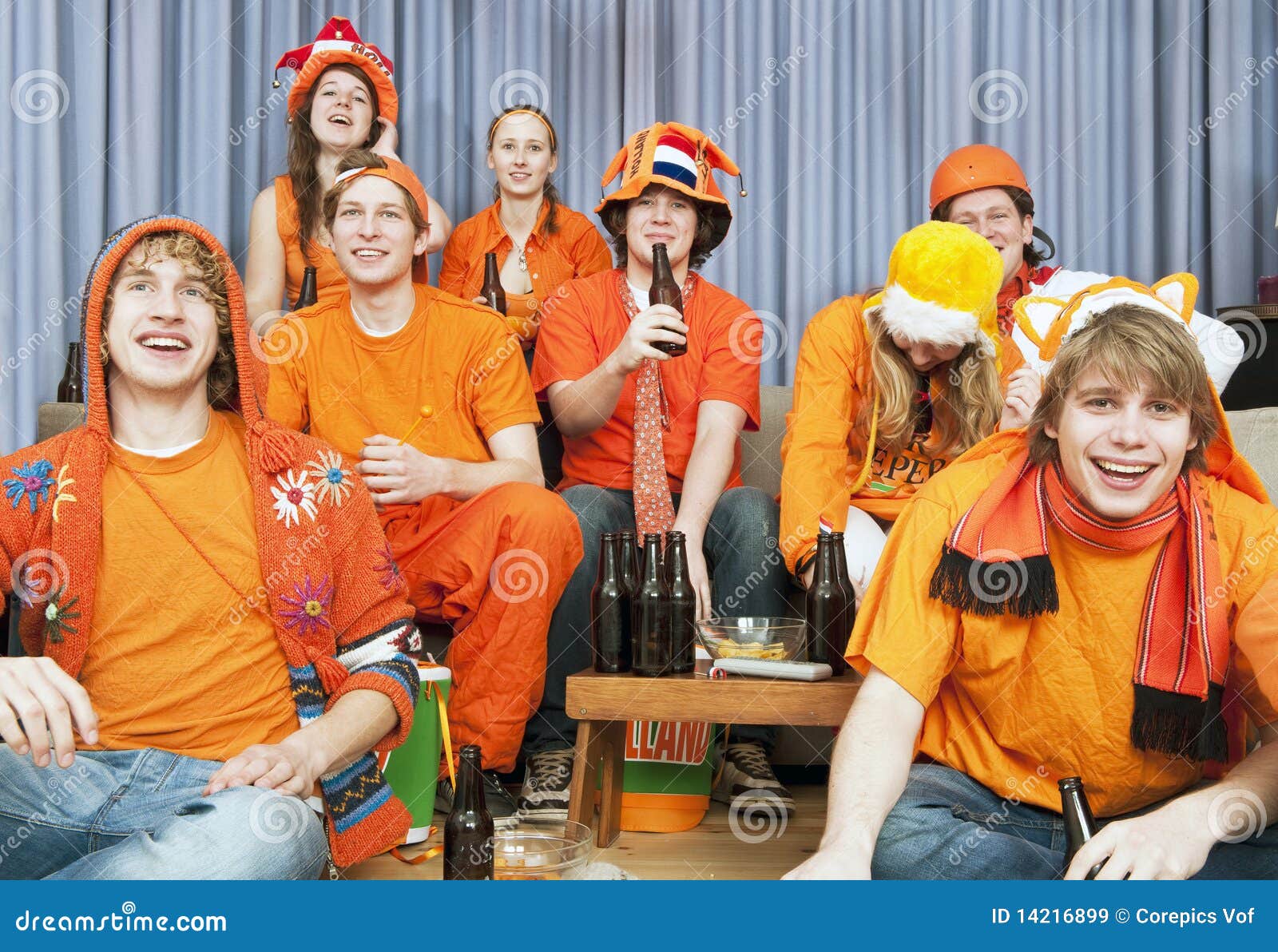 Happy fans stock image. Image of football, home, goal - 14216899