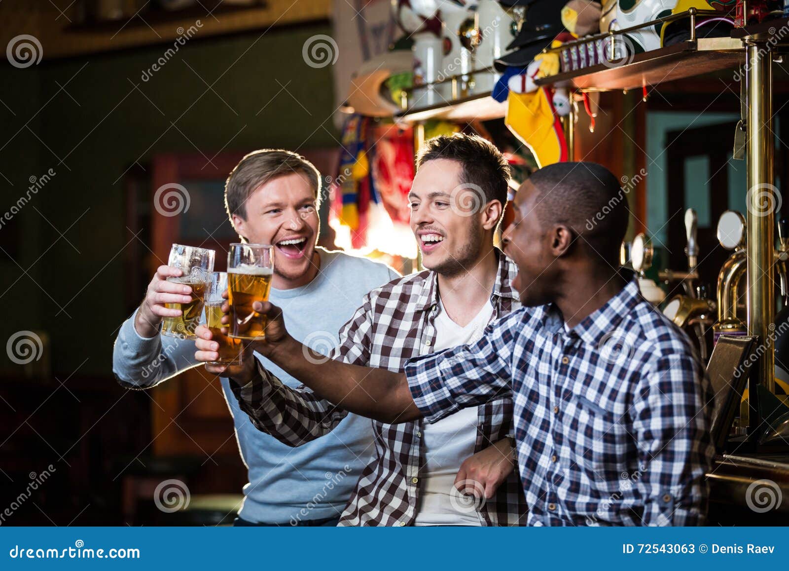 Happy fans stock image. Image of beer, club, glass, caucasian - 72543063
