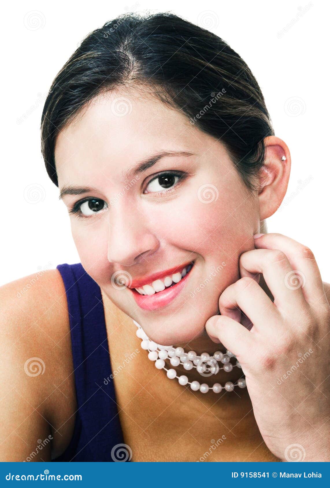 Happy fashion model stock image. Image of american, smiling - 9158541