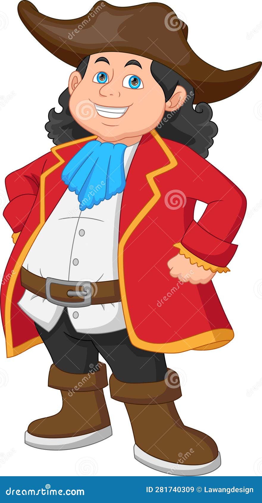 Happy fat boy stock vector. Illustration of healthy - 281740309