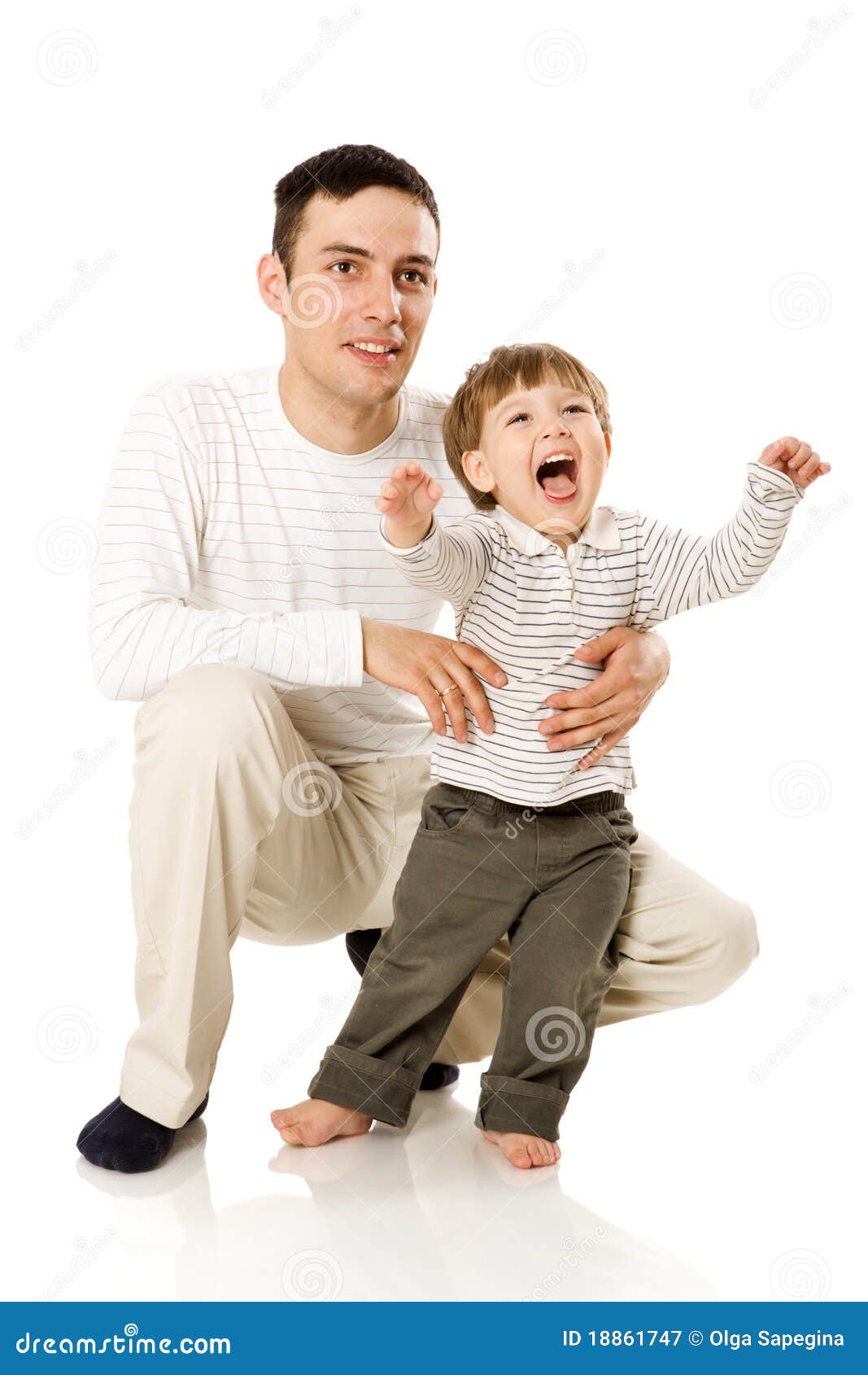 Happy Father stock image. Image of toddler, tenderness - 18861747