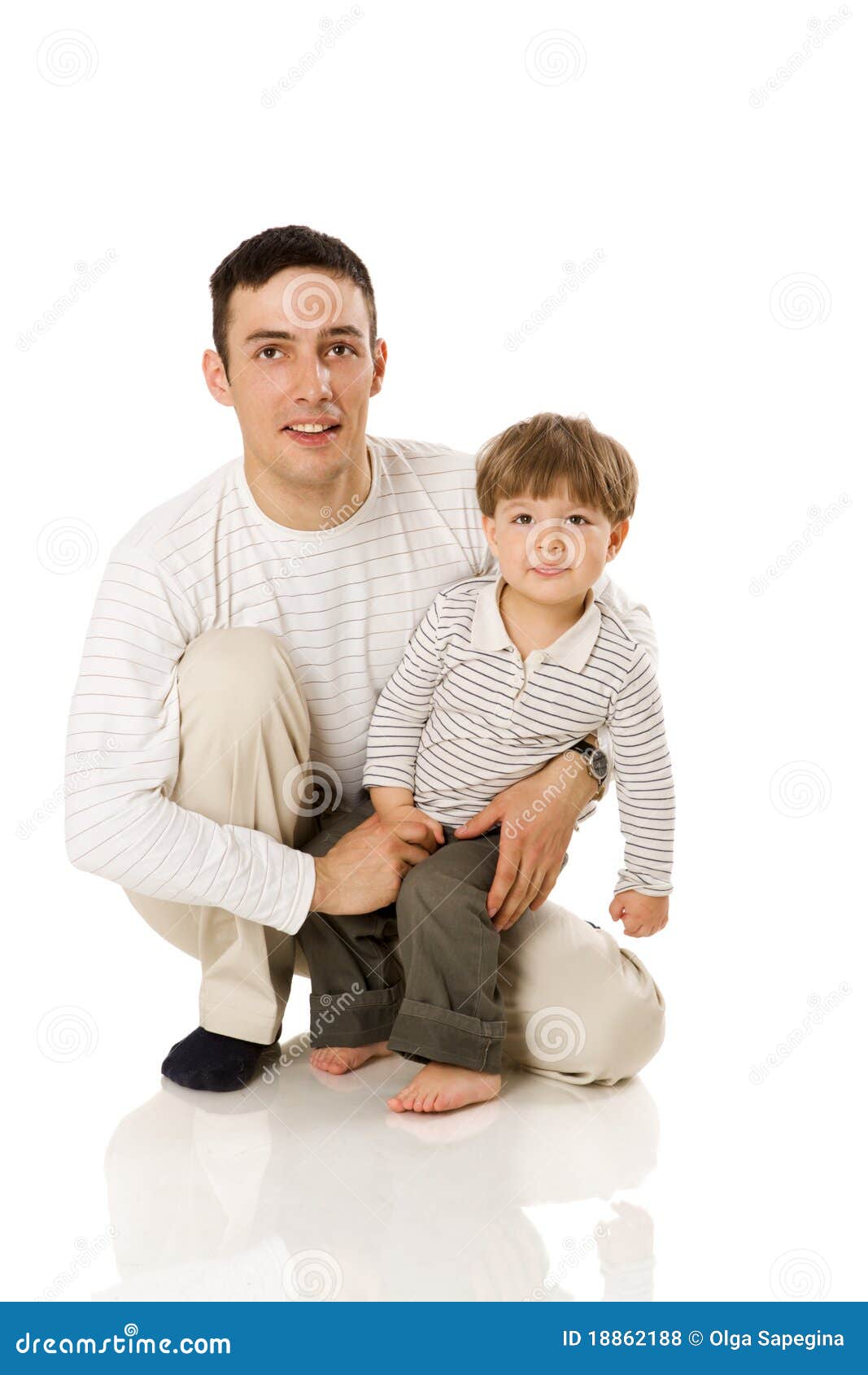 Happy Father stock photo. Image of curious, father, looking - 18862188
