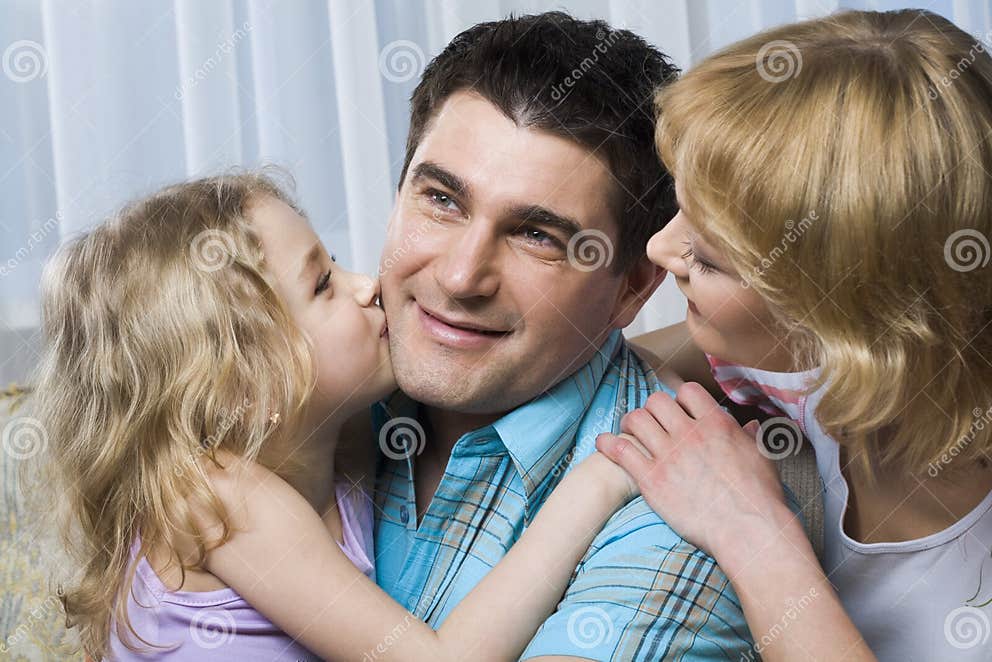 Happy father stock photo. Image of clothing, life, house - 2279076
