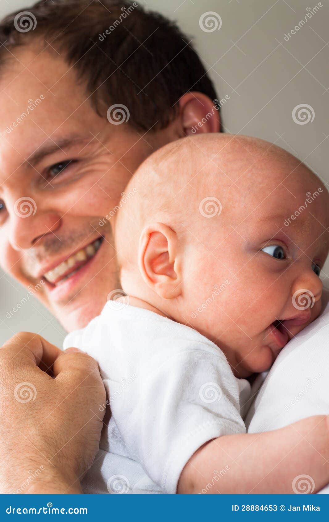Happy father with baby boy stock image. Image of hold - 28884653
