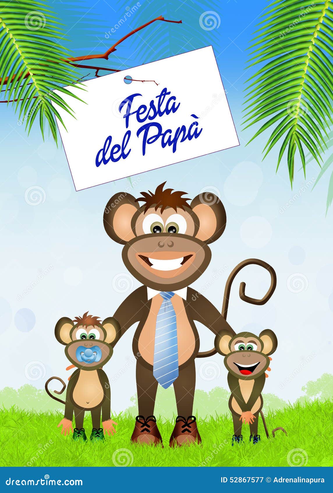 Happy father s day stock illustration. Illustration of yard - 52867577