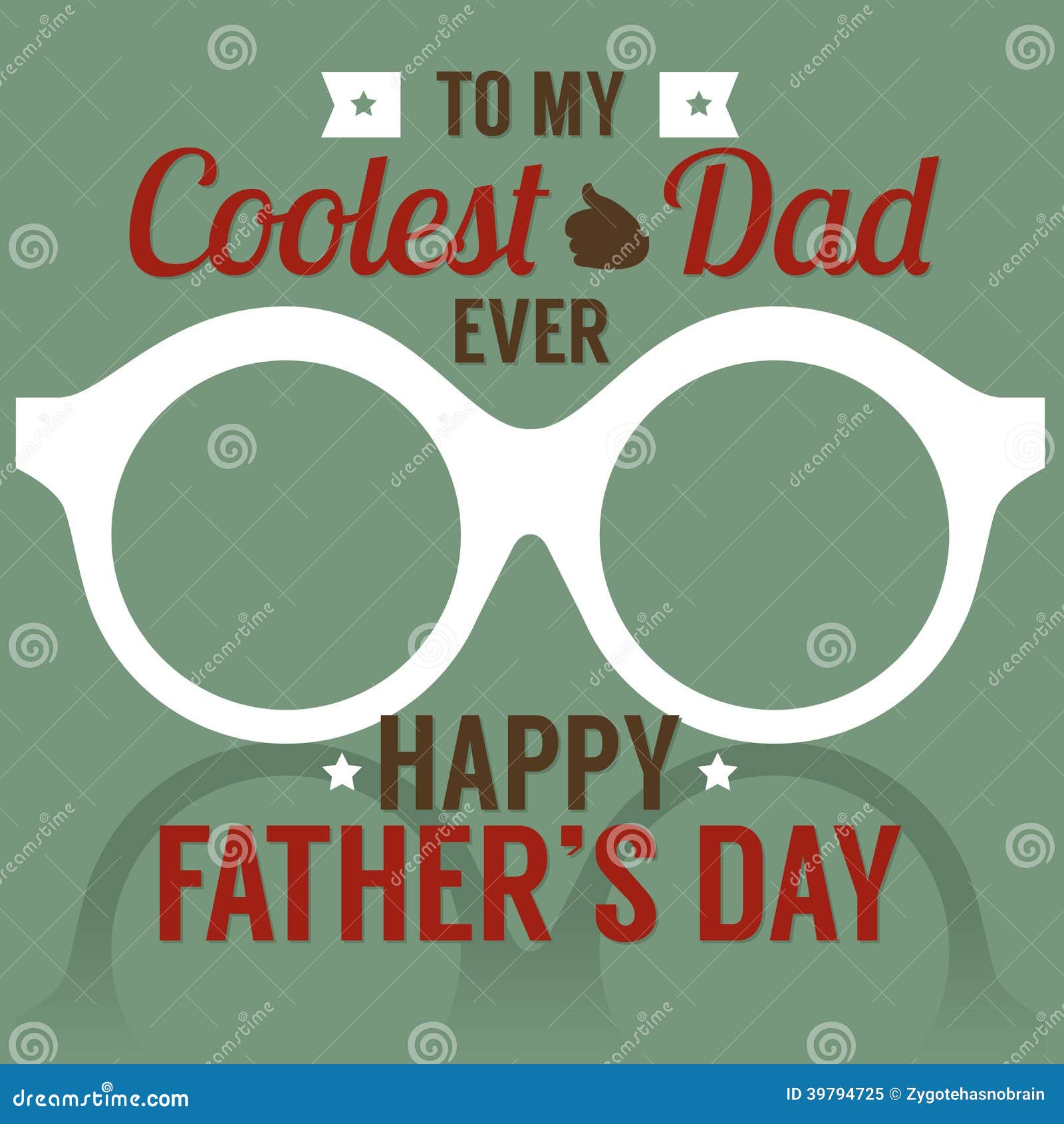 Happy Father s Day stock vector. Illustration of card - 39794725