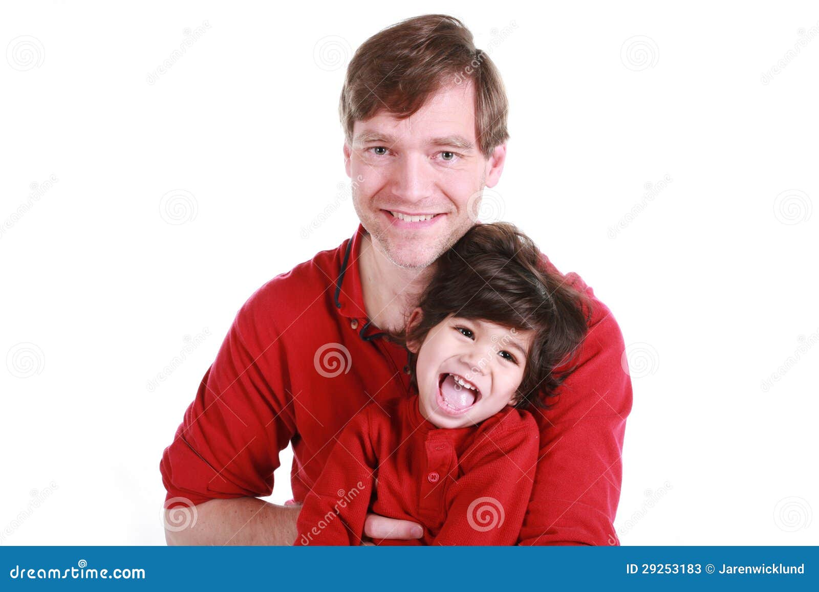Happy father and son stock image. Image of adorable, toddler - 29253183
