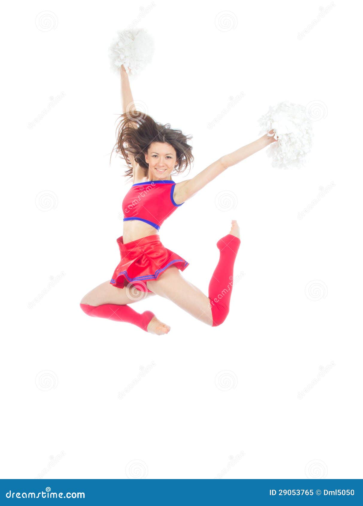 Female Cheerleader Holding Trophy Stock Photography | CartoonDealer.com ...