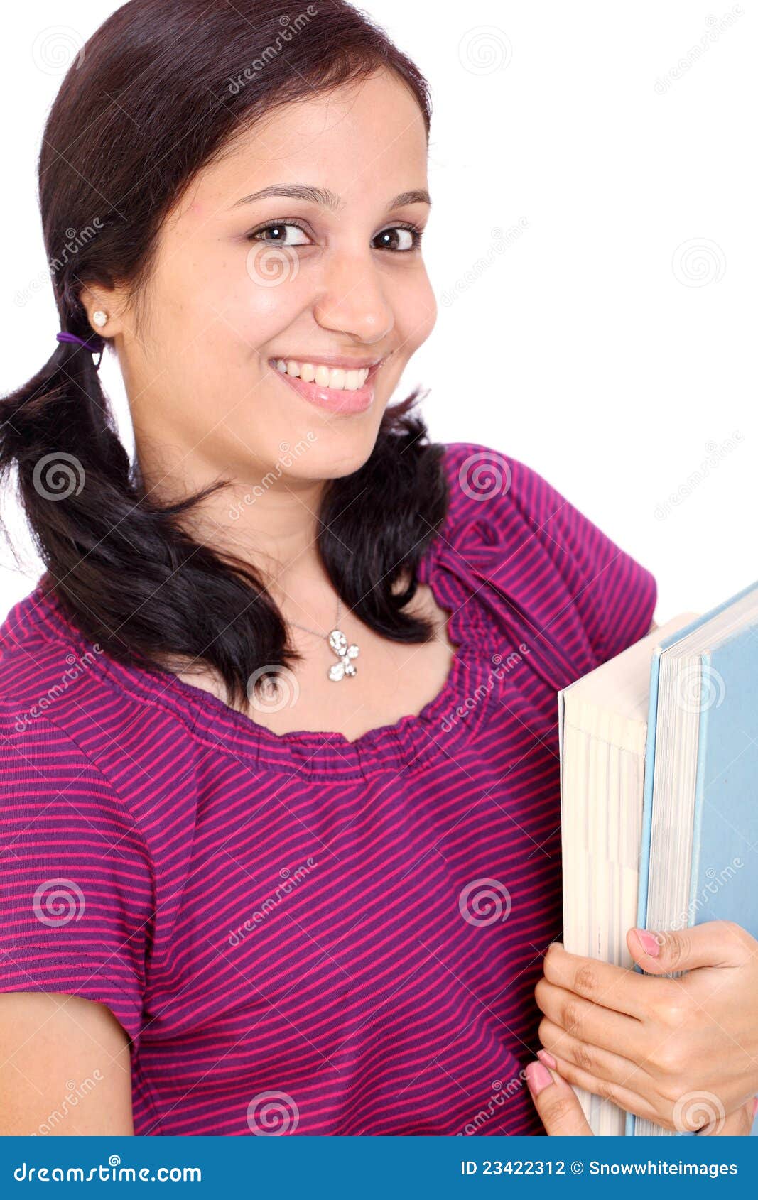 Happy female student stock photo. Image of beautiful - 23422312