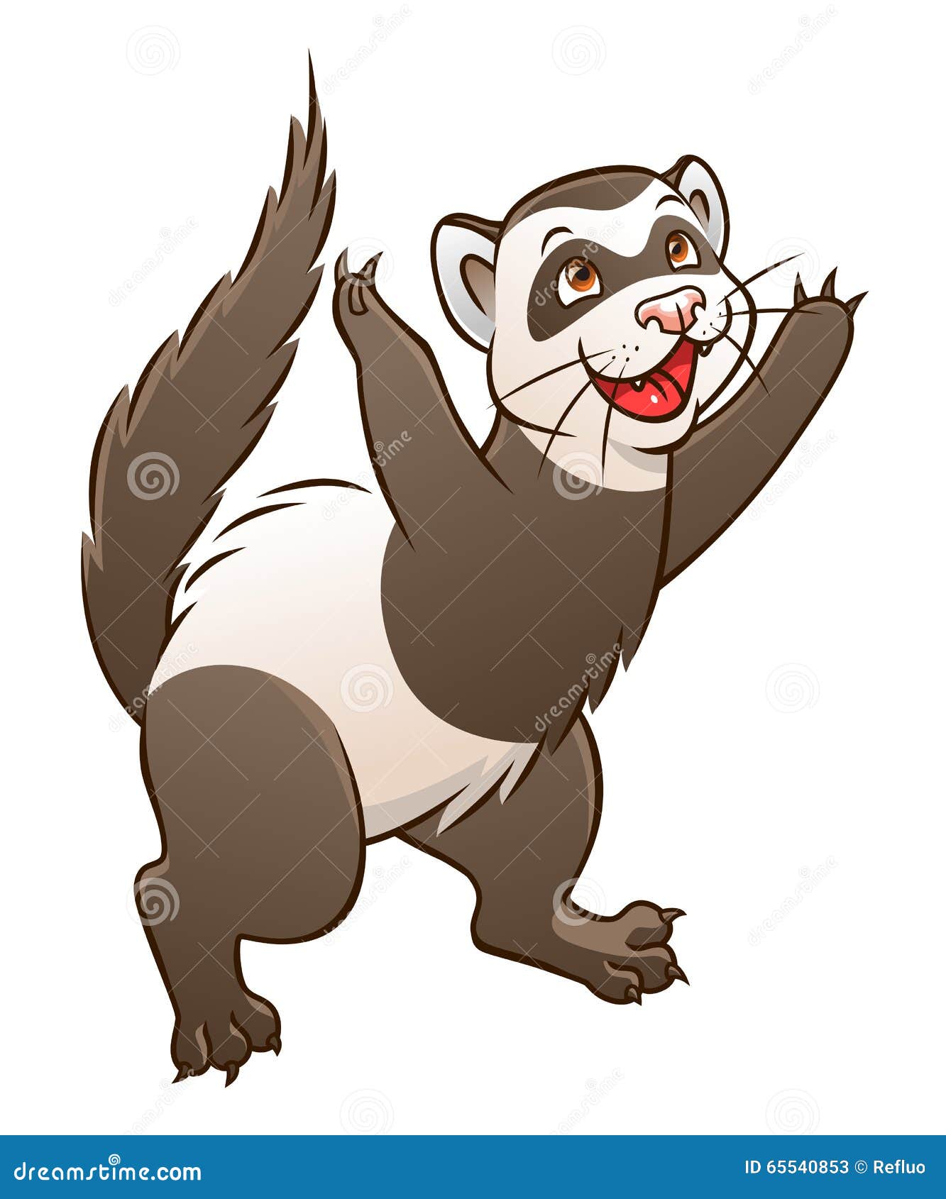 Ferret Cartoon Vector | CartoonDealer.com #51842789