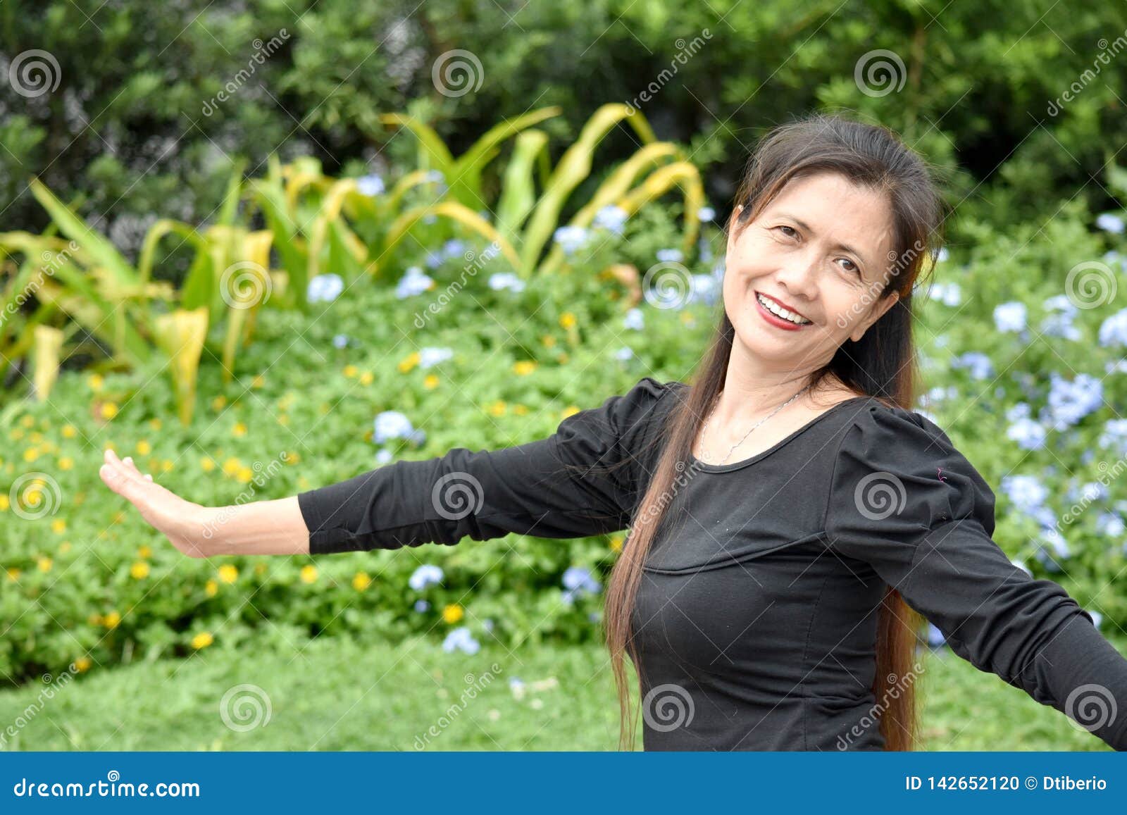 A Happy Filipina Person stock photo. Image of filipino - 142652120