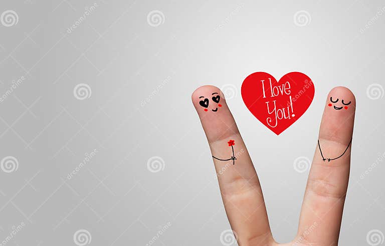 Happy finger hug stock image. Image of married, creative - 17780019