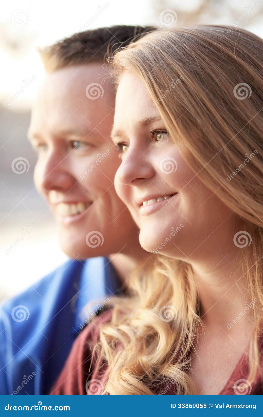 Happy First Date Watching the Sunset Stock Photo - Image of together ...