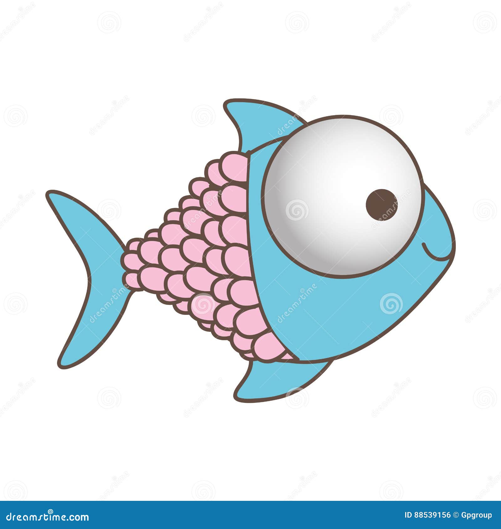 Cartoon Happy Fish