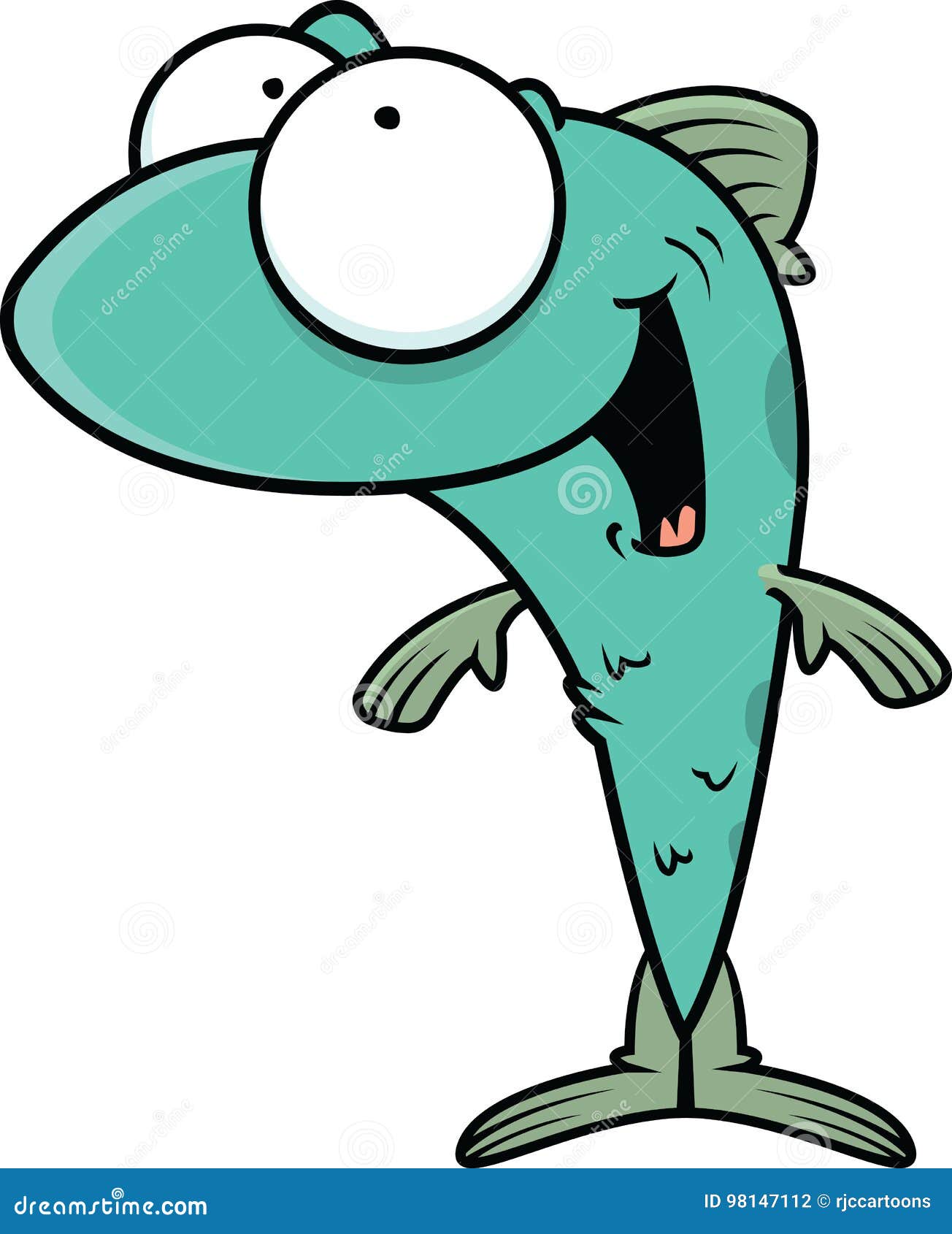 Happy Fish stock vector. Illustration of ocean, animal - 98147112