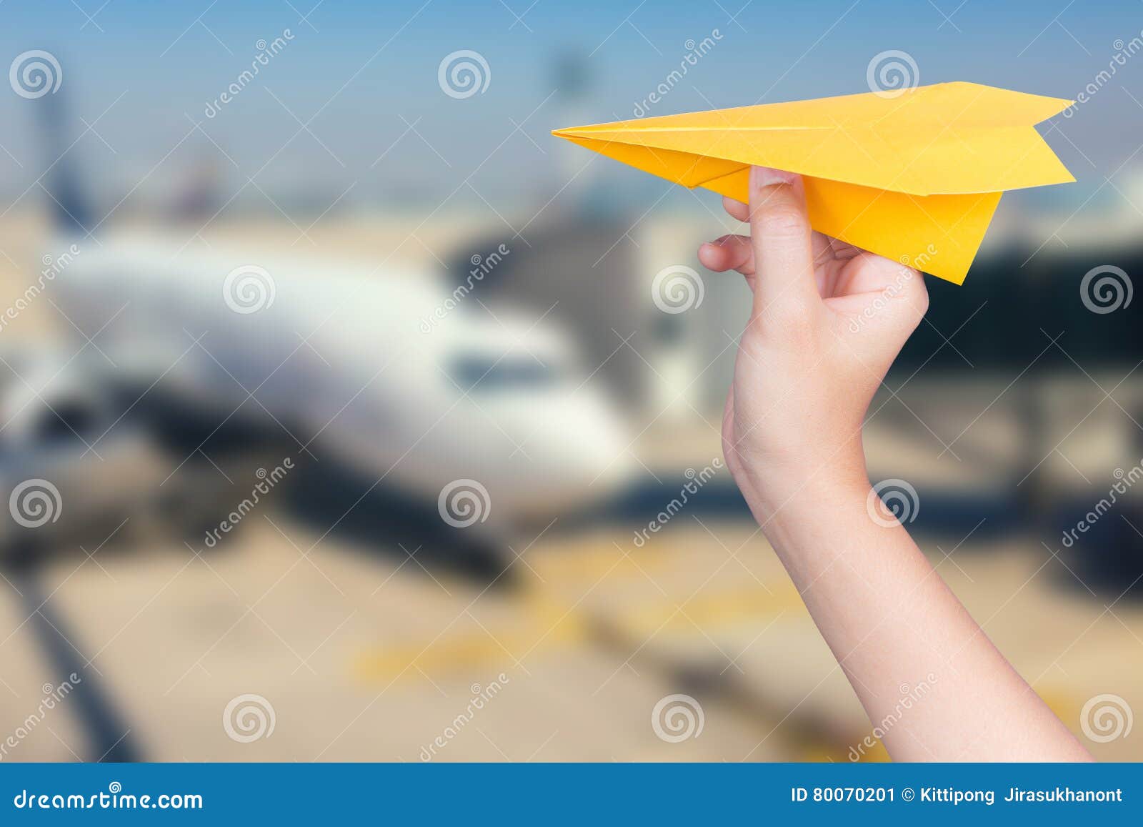 Happy flight concept stock image. Image of paper, vacation - 80070201