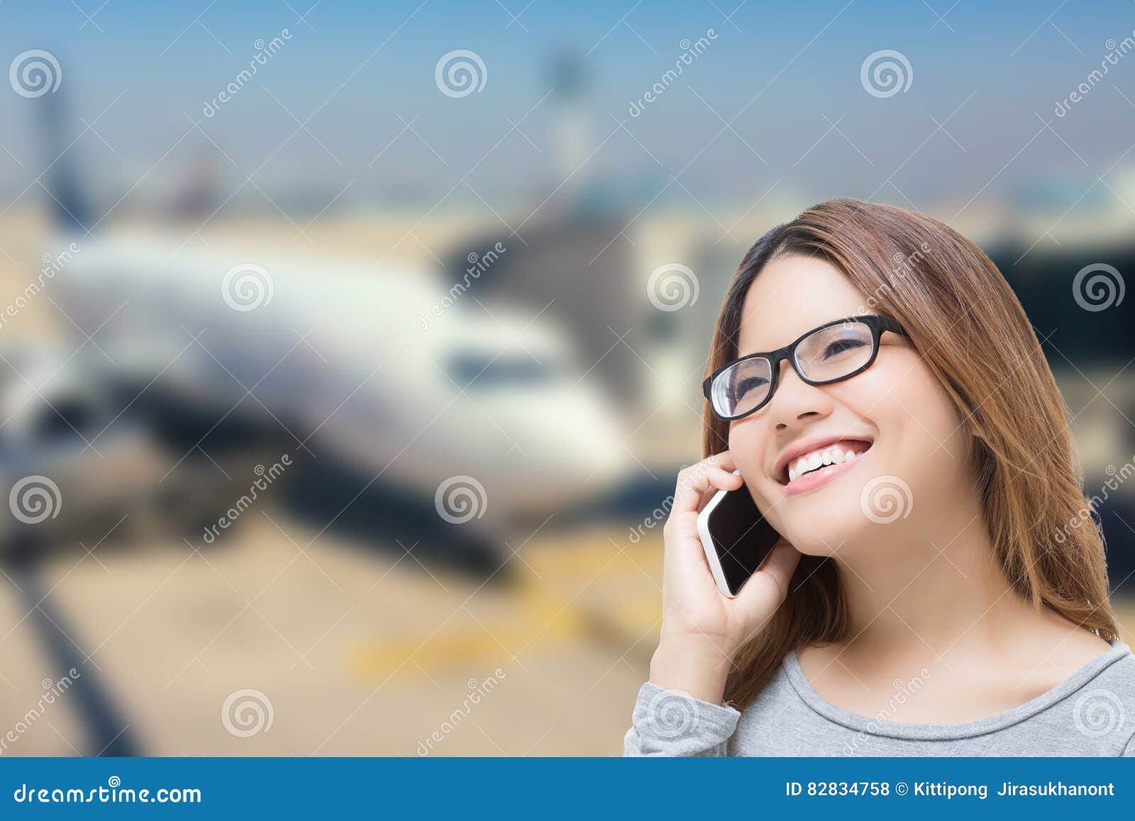 Happy flight concept stock photo. Image of check, communication - 82834758