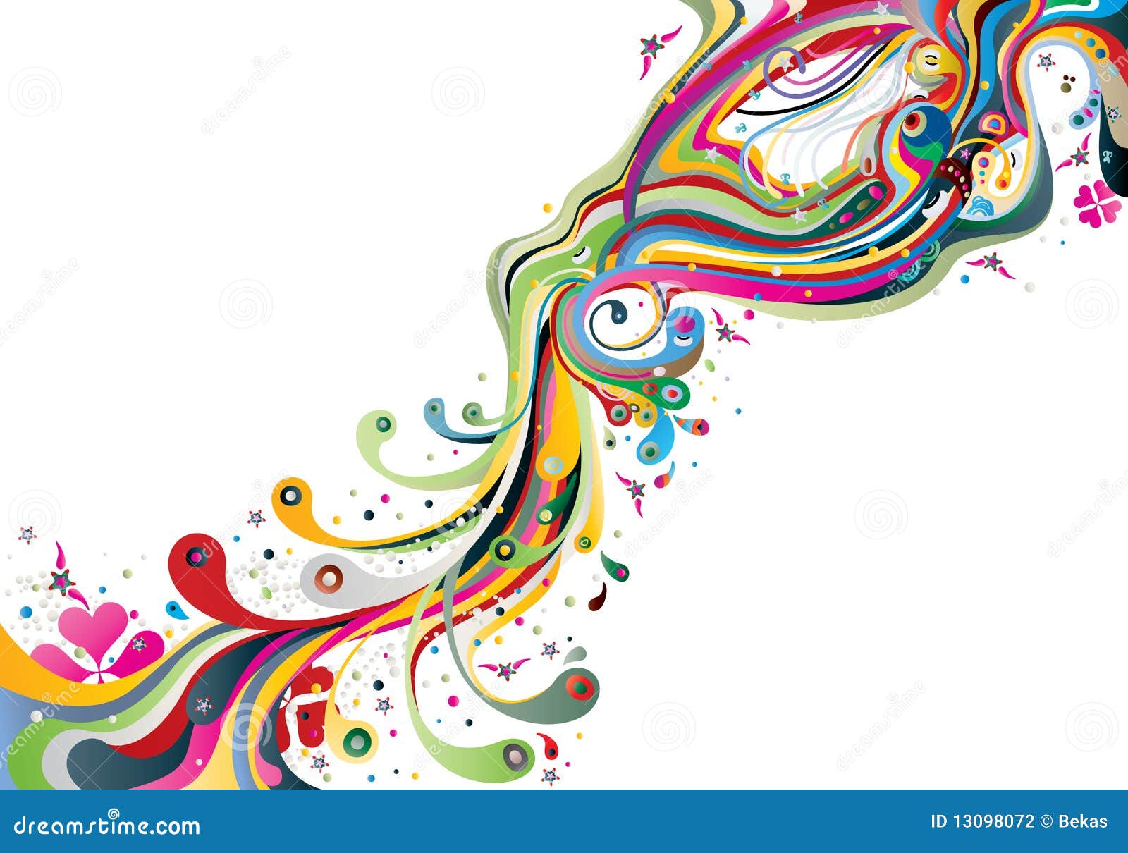 Happy flow stock vector. Illustration of enjoyment, drop - 13098072