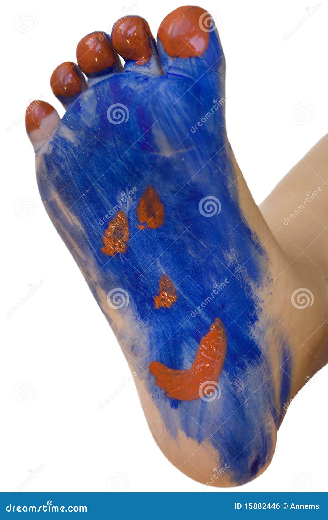 Happy foot stock photo. Image of face, happy, footprint - 15882446