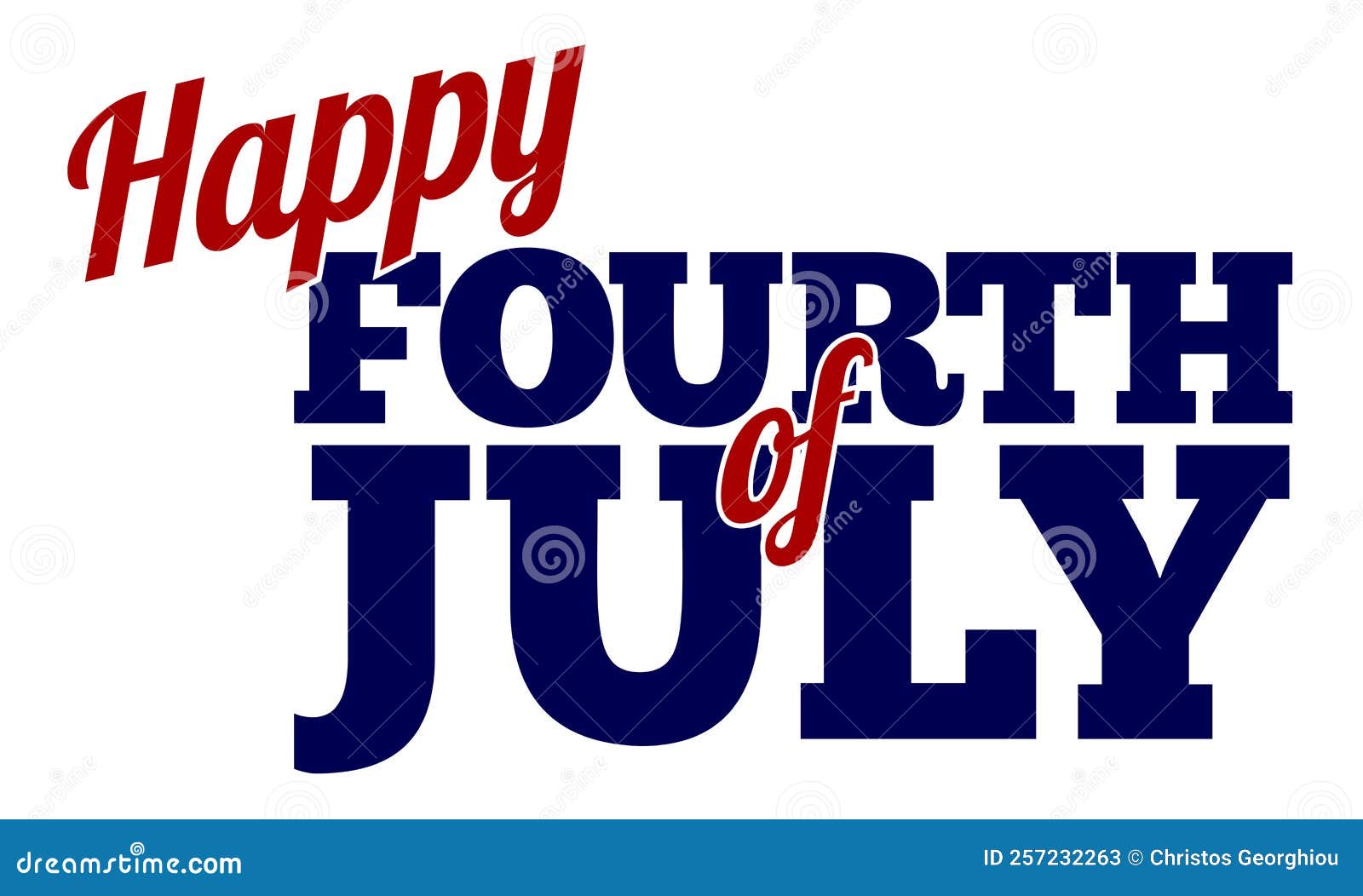 Happy Fourth of July Design Stock Vector - Illustration of military ...