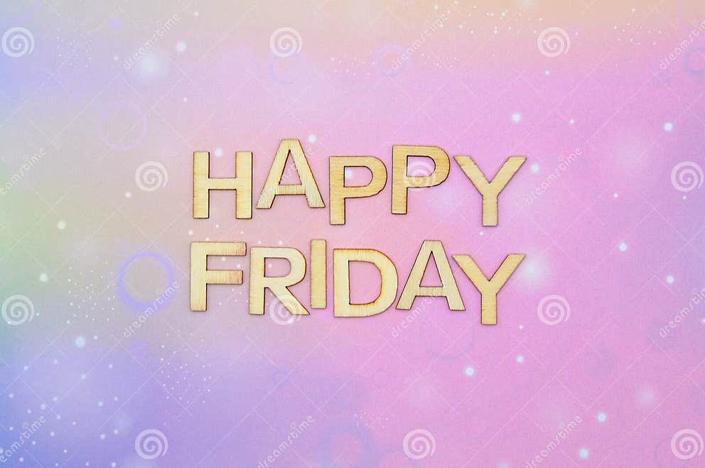Happy friday illustration stock image. Image of design - 362537029