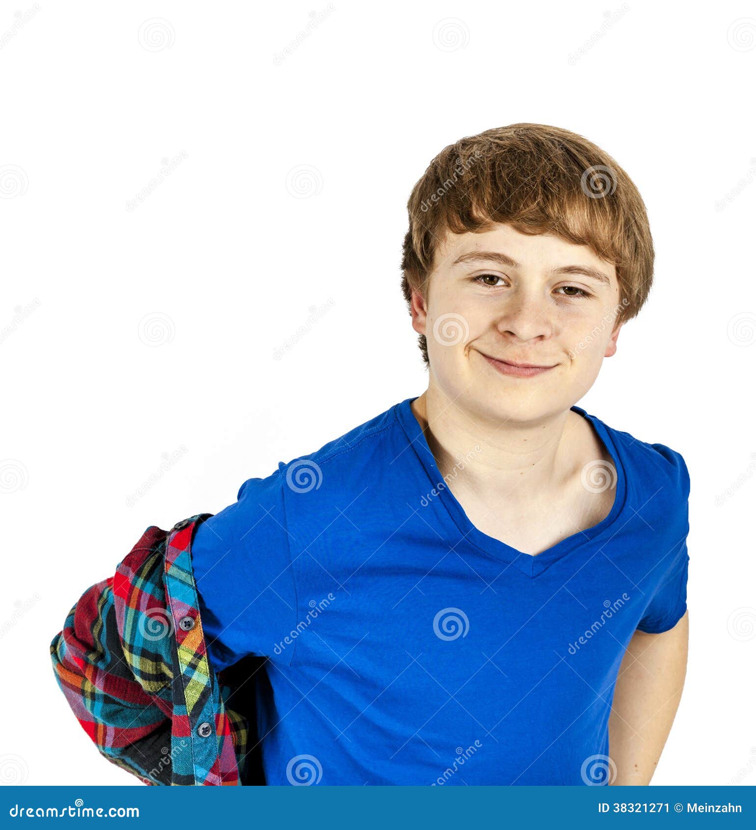Happy friendly teenage boy stock image. Image of shirt - 38321271