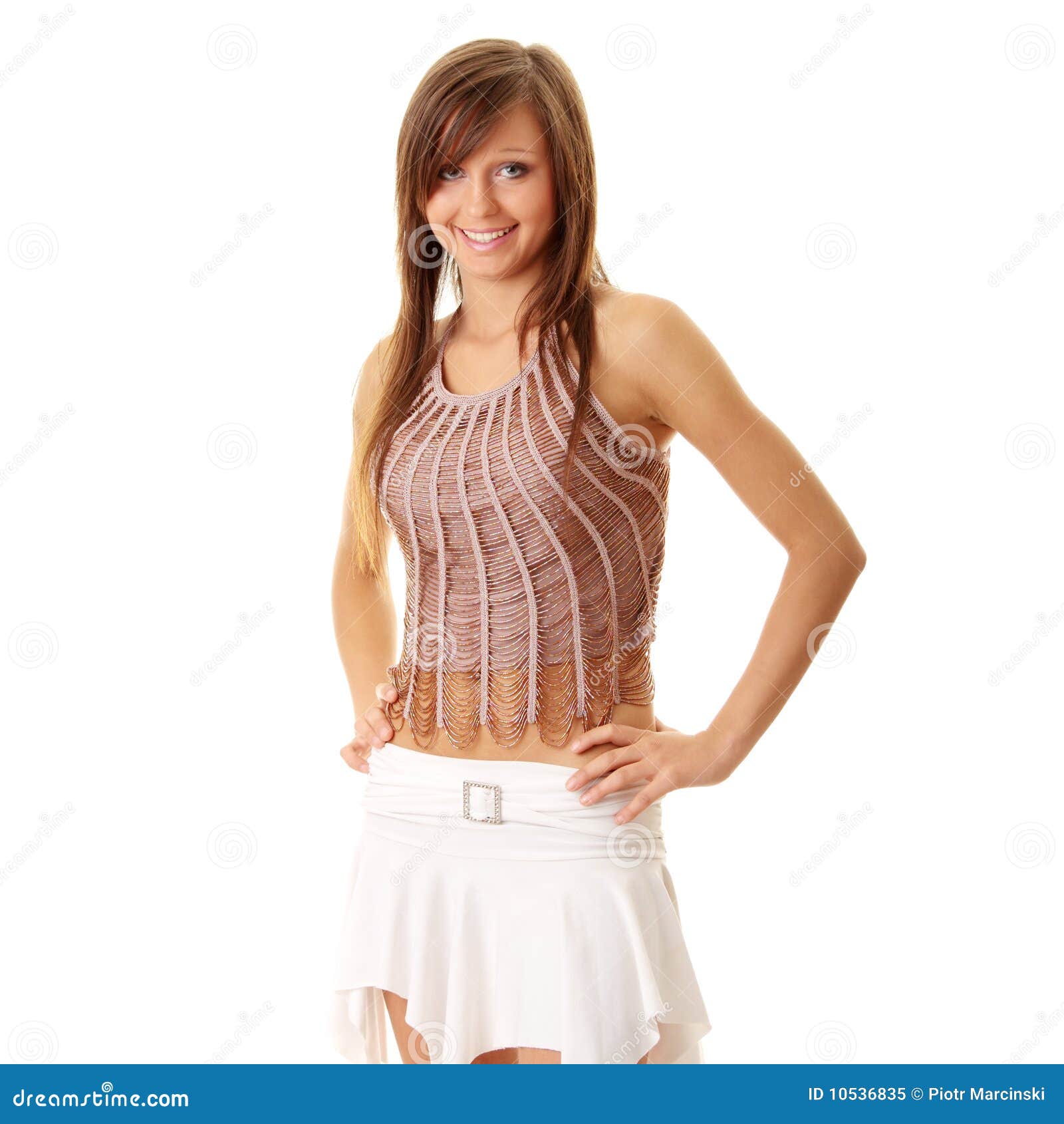 Happy and Friendly Young Lady Stock Image - Image of person, lifestyle ...