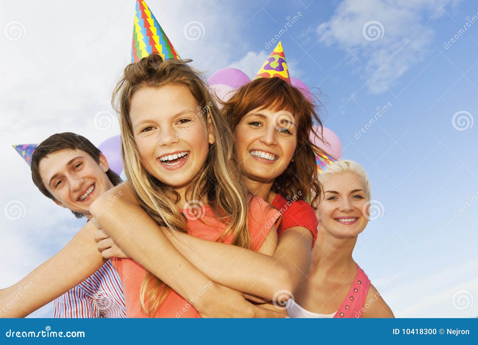 Happy friends stock photo. Image of friendship, lifestyle - 10418300