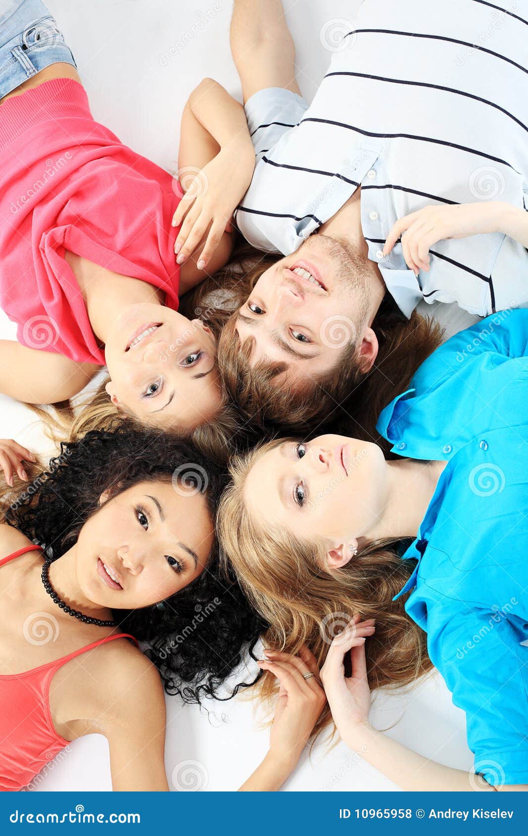 Happy friends stock photo. Image of attractive, color - 10965958