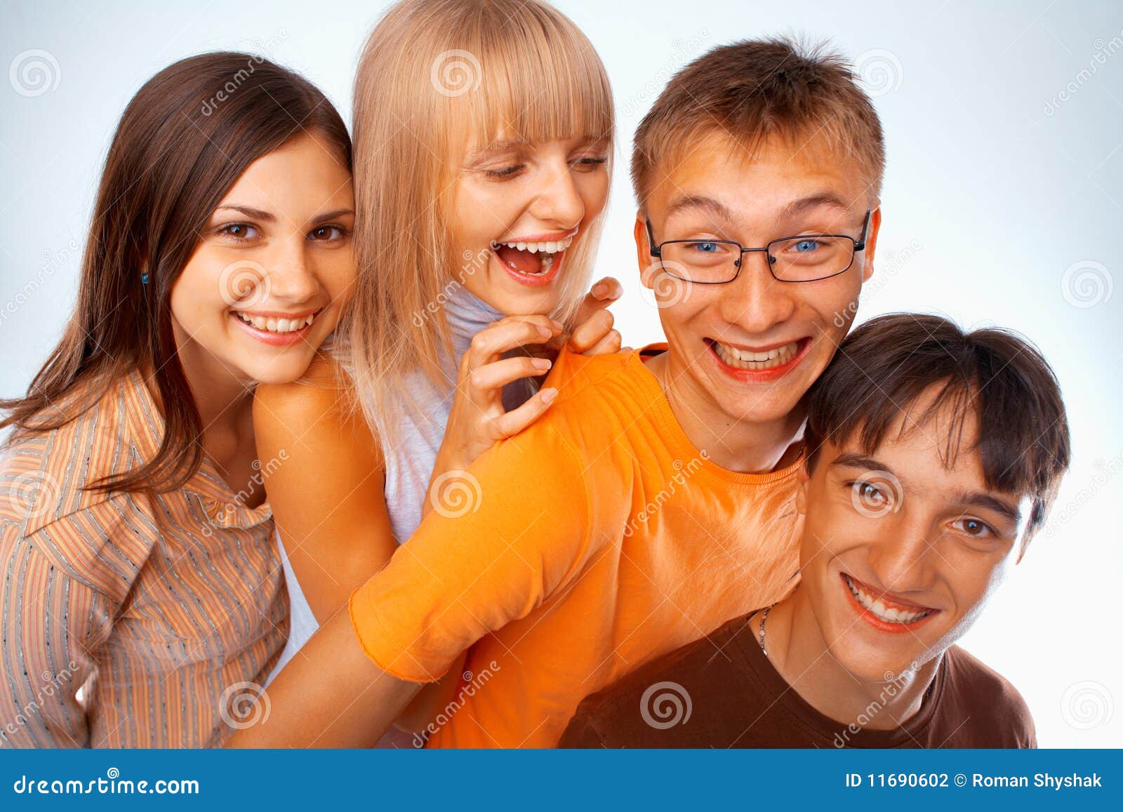 Happy friends stock photo. Image of people, laugh, person - 11690602