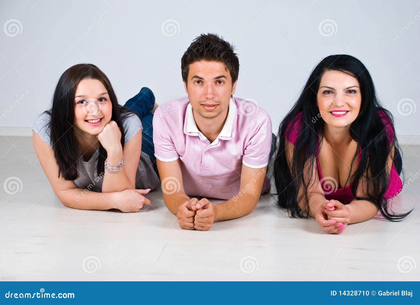 Happy friends stock photo. Image of caucasian, chin, group - 14328710