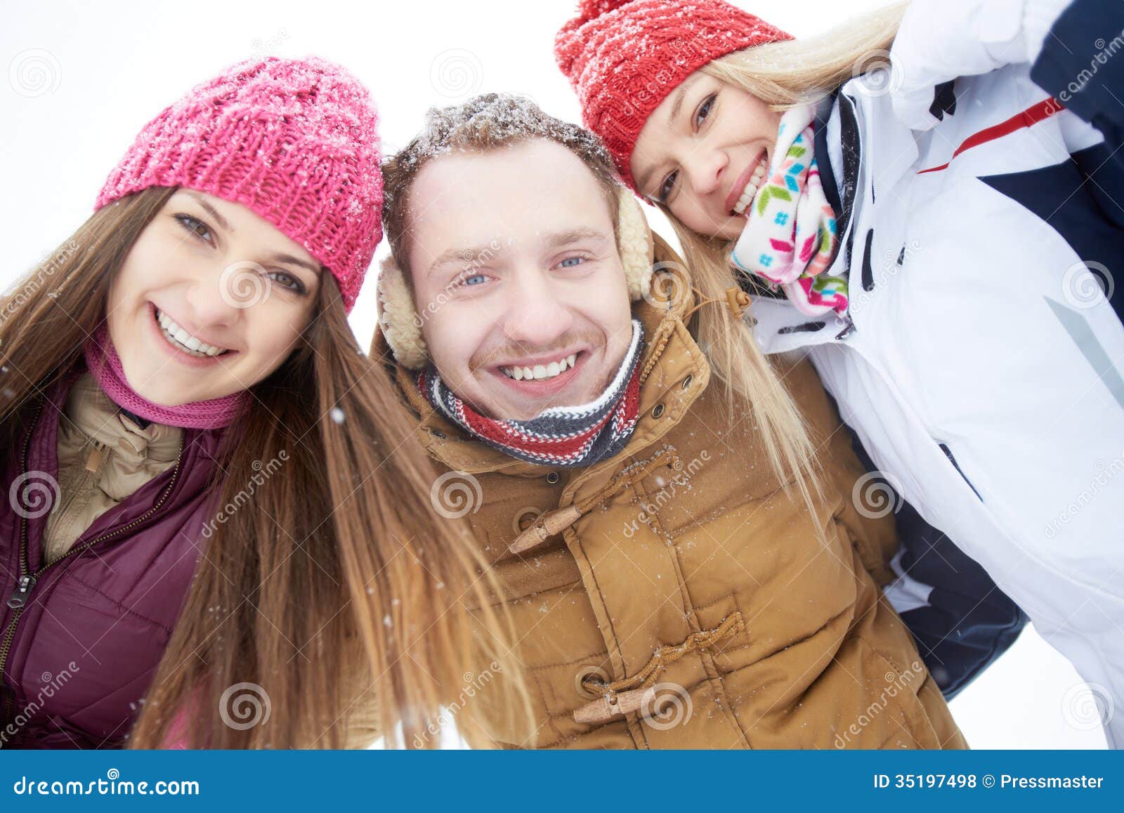 Happy friends stock photo. Image of looking, positive - 35197498